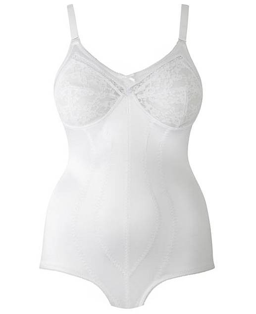 Medium Control White Pantee Corselet Julipa