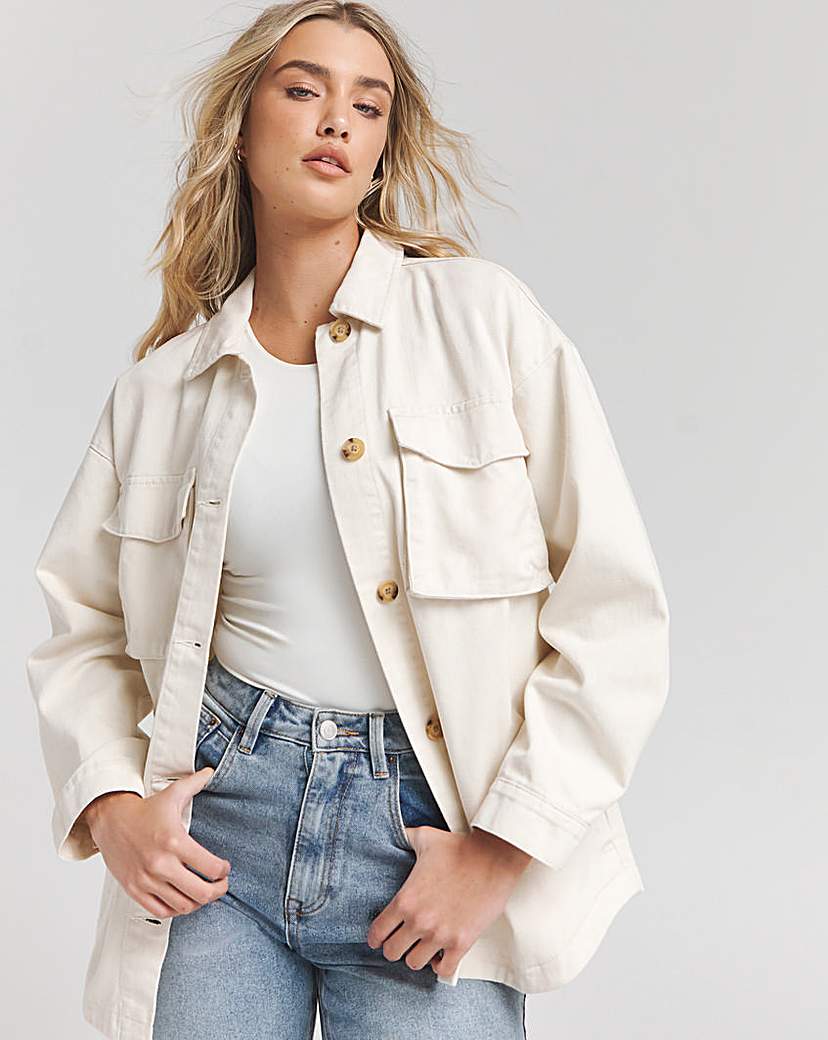 Utility Style Plus Size Jacket | Simply Be