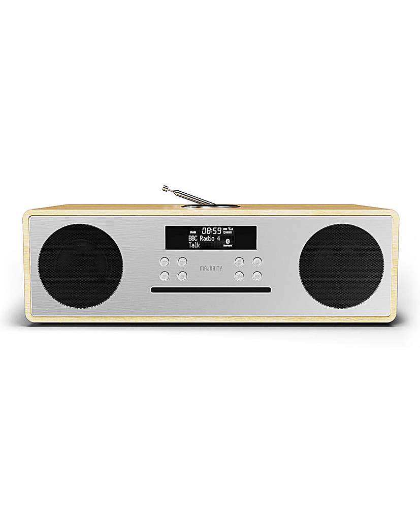 Majority Oakington All-In-One Cd Player Dab/Dab Plus And Bluetoot ...