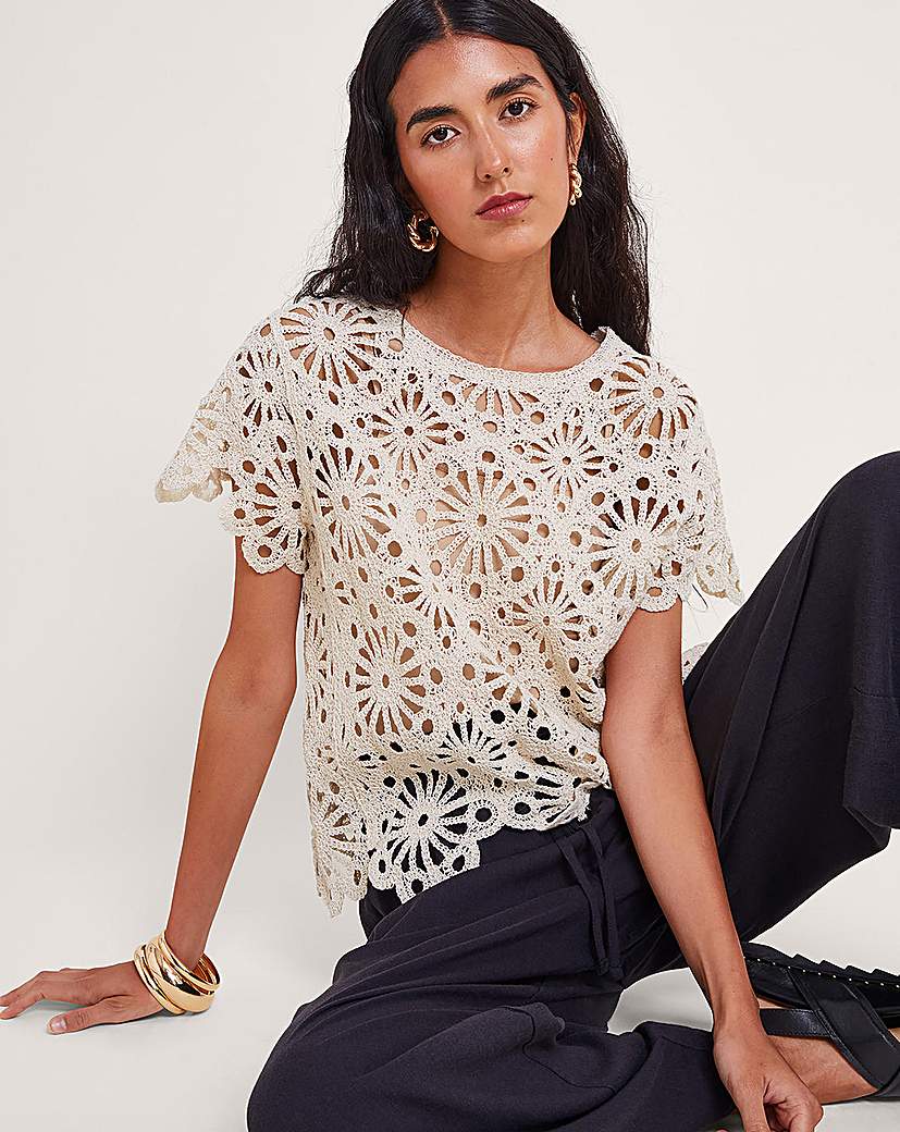 Womens Crochet Top | Simply Be