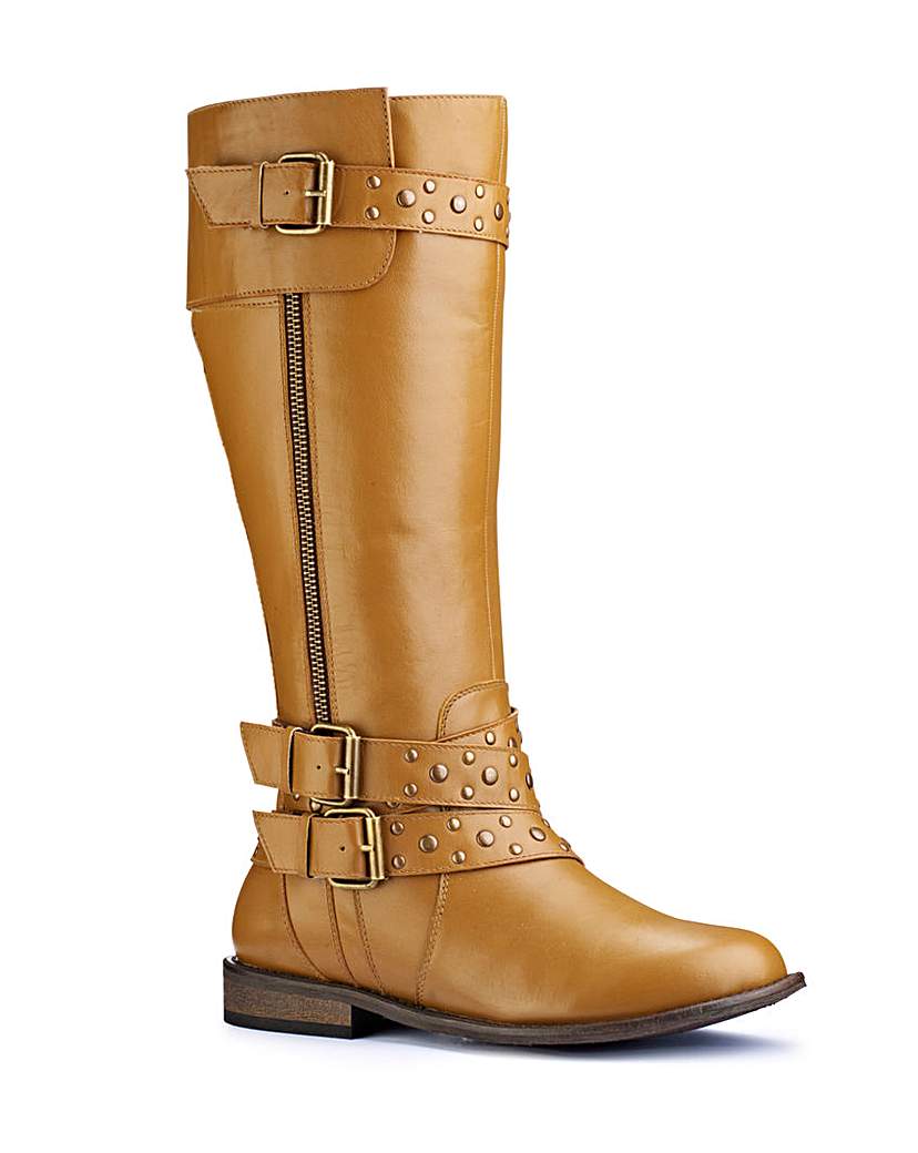 Legroom Studded High Leg Boots Eee Fit | Avamia