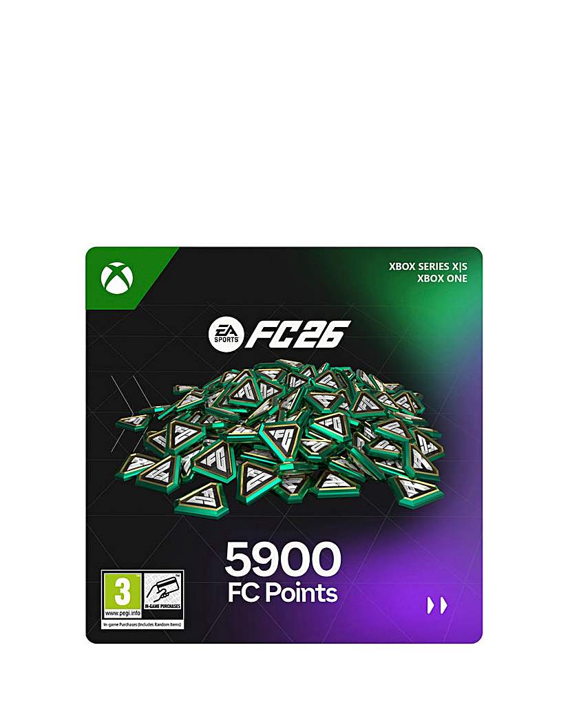 EA SPORTS FC 26 5900 Points from Xbox :: Buy from Jacamo on The UK High ...