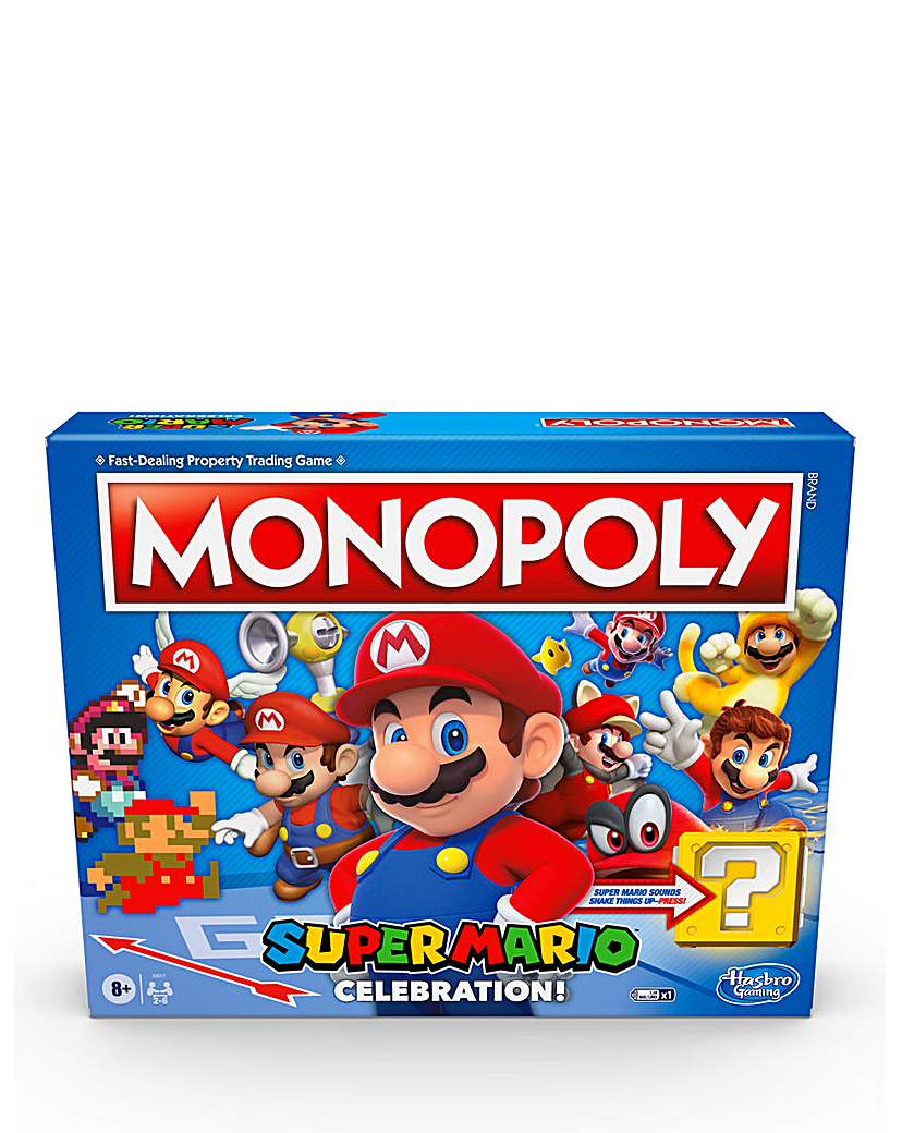 monopoly super mario celebration board game | Monopoly super mario ...