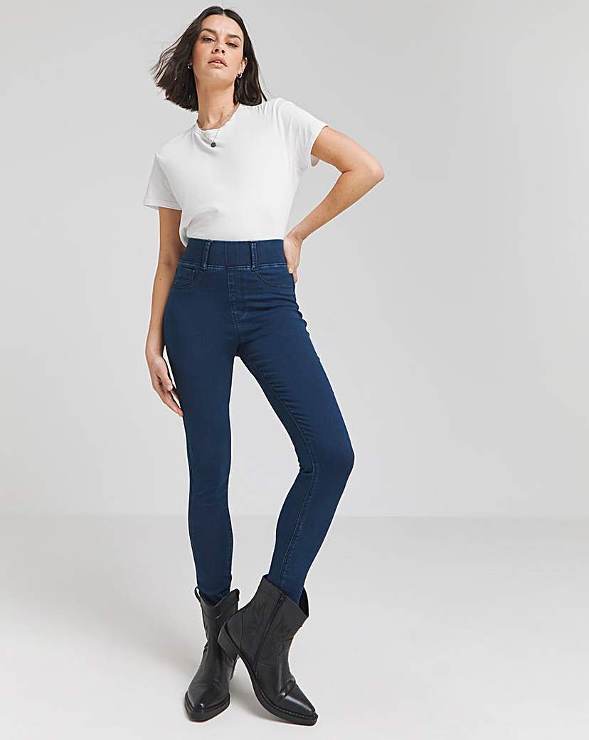 Stretch Denim Pull On Jeans | Simply Be